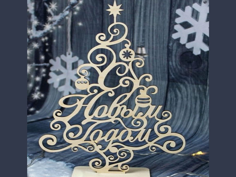 Laser Cut Christmas Tree Set for Decoration | svg, cdr File Download ...