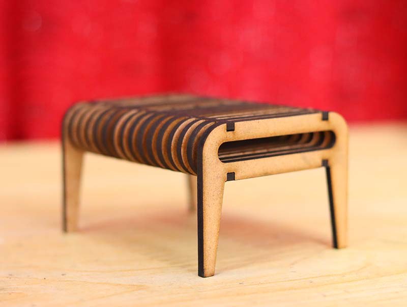 Laser Cut Dollhouse Furniture Miniature Table Design | dxf, lbrn, cdr ...