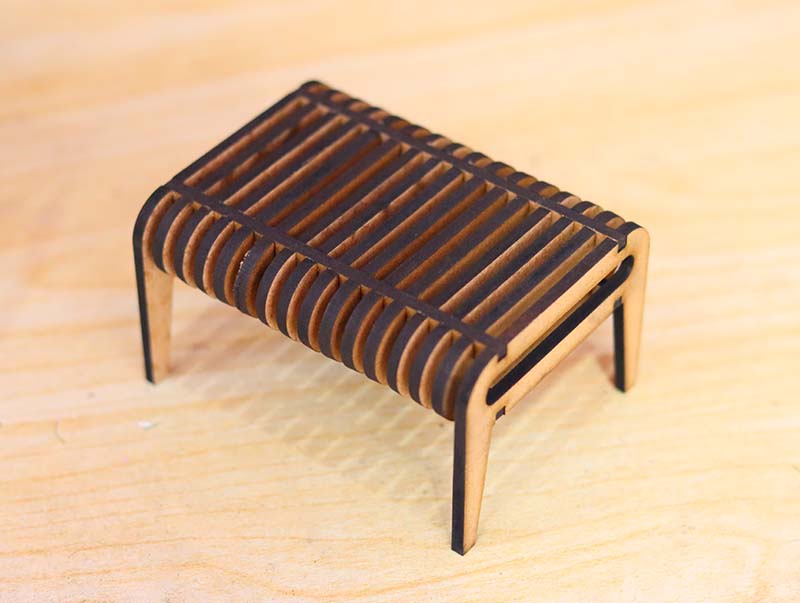 Laser Cut Dollhouse Furniture Miniature Table Design | dxf, lbrn, cdr ...