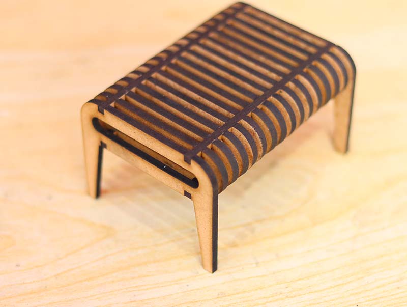 Laser Cut Dollhouse Furniture Miniature Table Design | dxf, lbrn, cdr ...